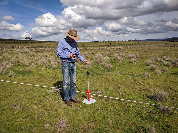 Scientific monitoring of pasture biomass - Mulloon Institute