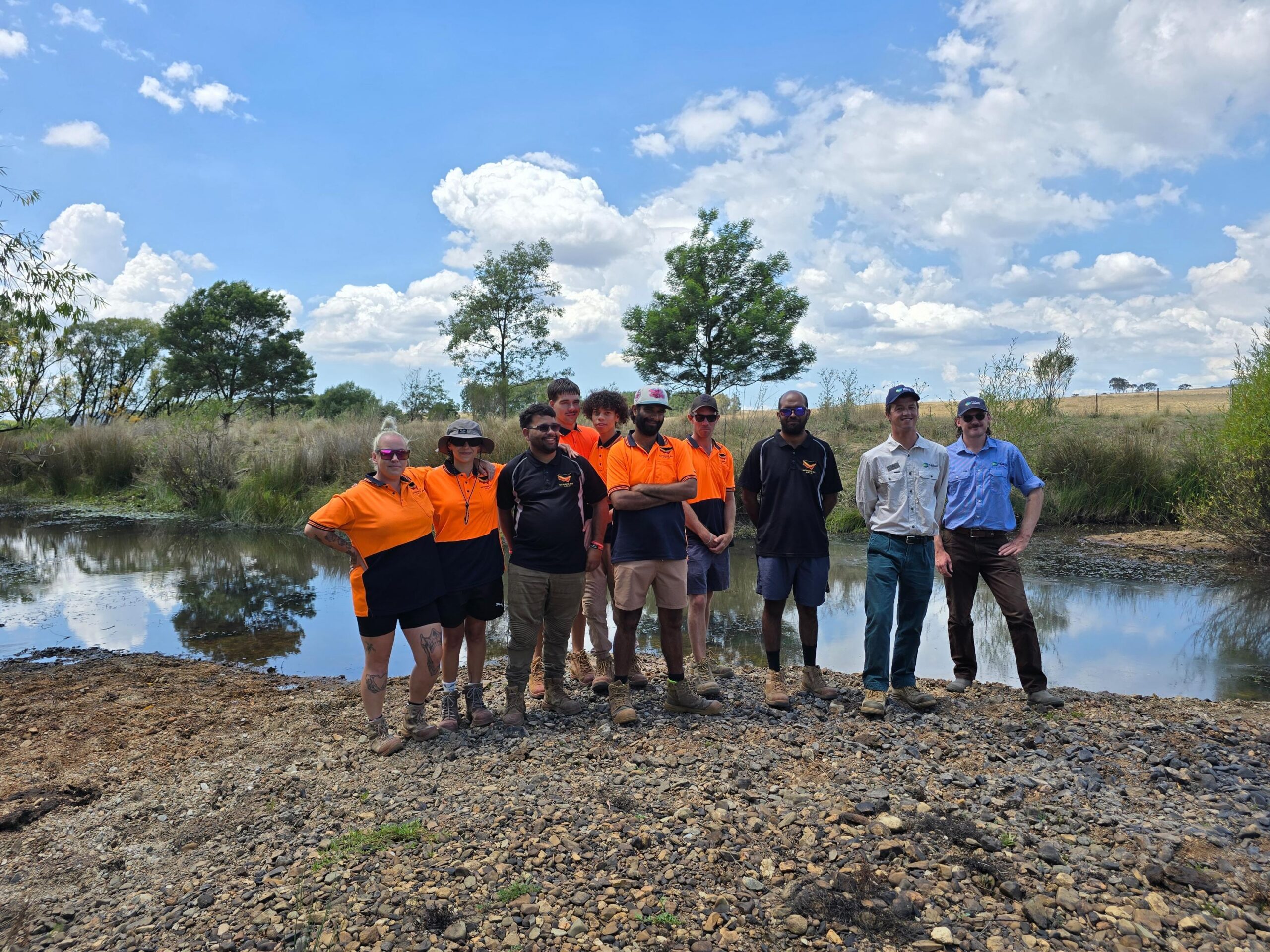 Walbunja Rangers visit the farm! - Mulloon Institute